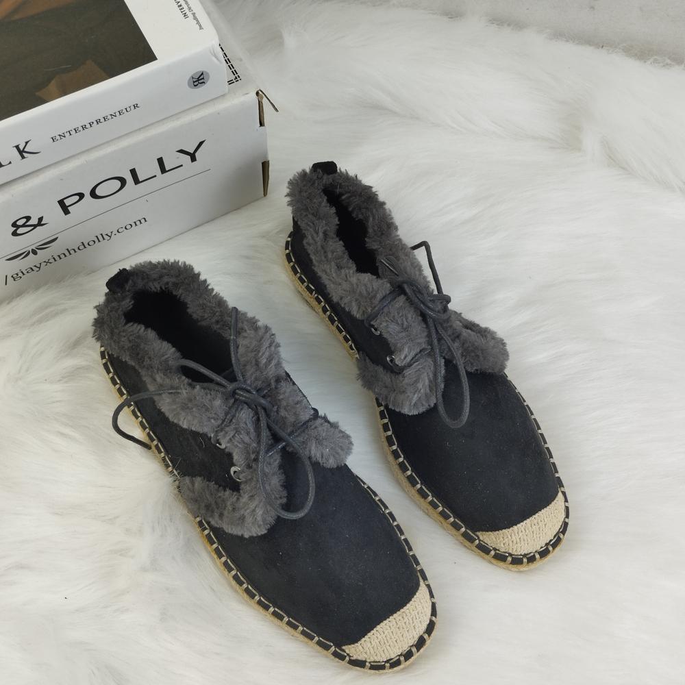 GIÀY LƯỜI CỔ LÔNG | Dolly Polly | Giầy Nữ Thiết Kế | Có Size Giày Ngoại ...