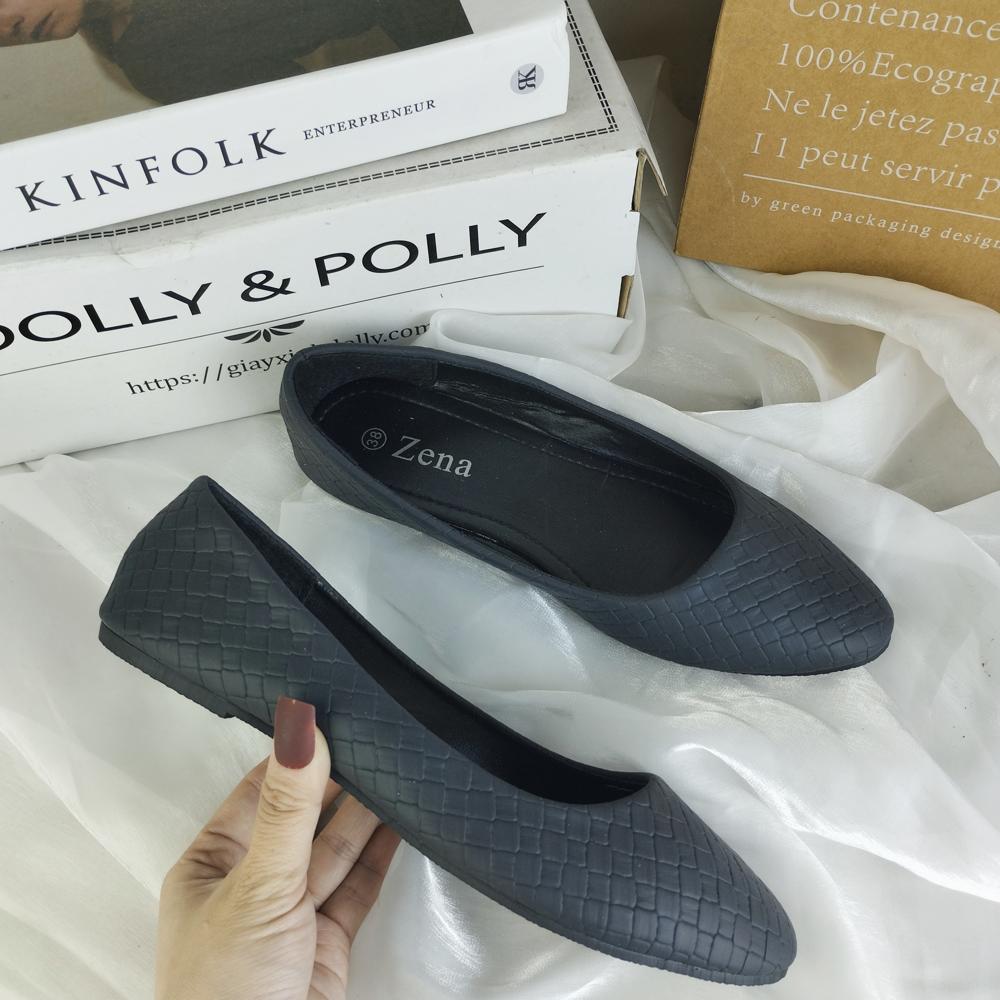 GIÀY BÚP BÊ QUẢNG CHÂU ĐẾ UỐN DẺO | Dolly Polly | Giầy Nữ Thiết Kế | Có ...